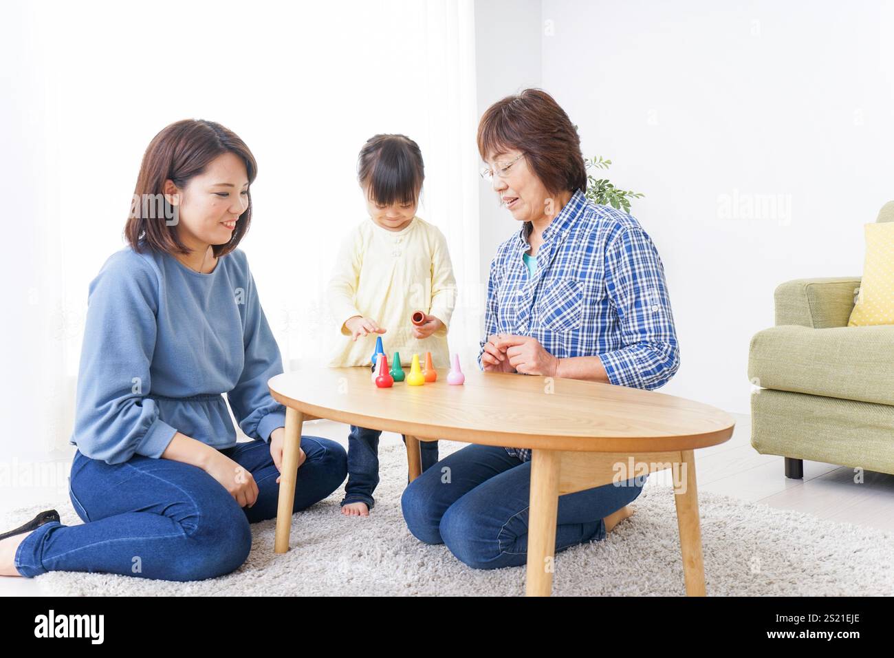 Three generations of good friends Stock Photo - Alamy