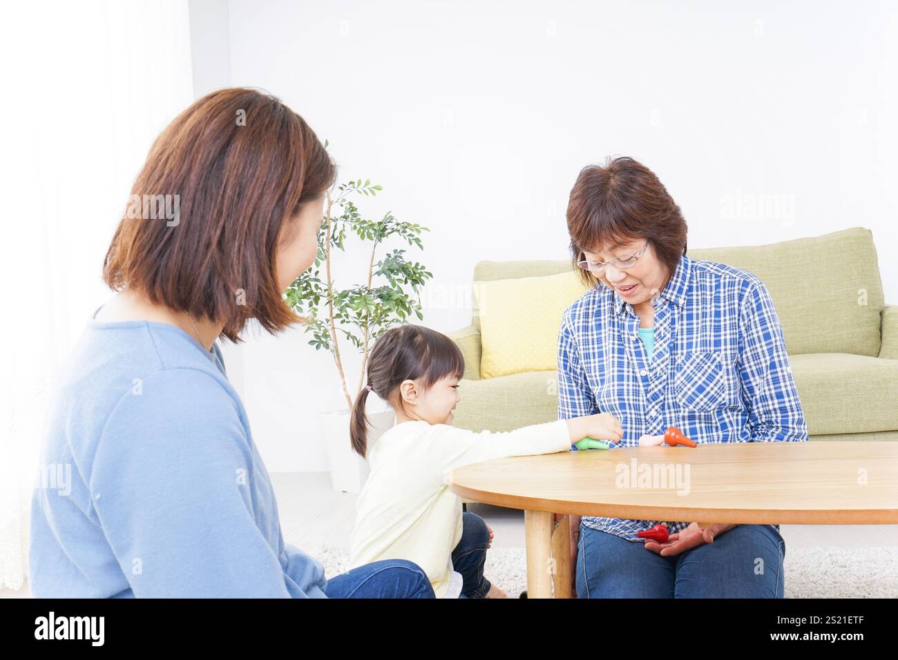 Three generations of good friends Stock Photo - Alamy