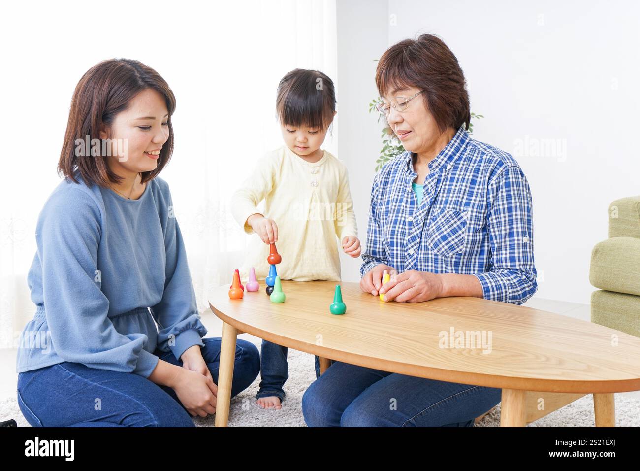 Three generations of good friends Stock Photo - Alamy