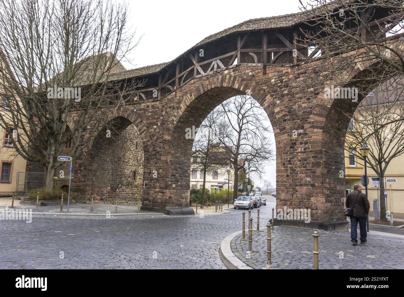 Views in the historic town Worms in Germany with interesting buildings ...
