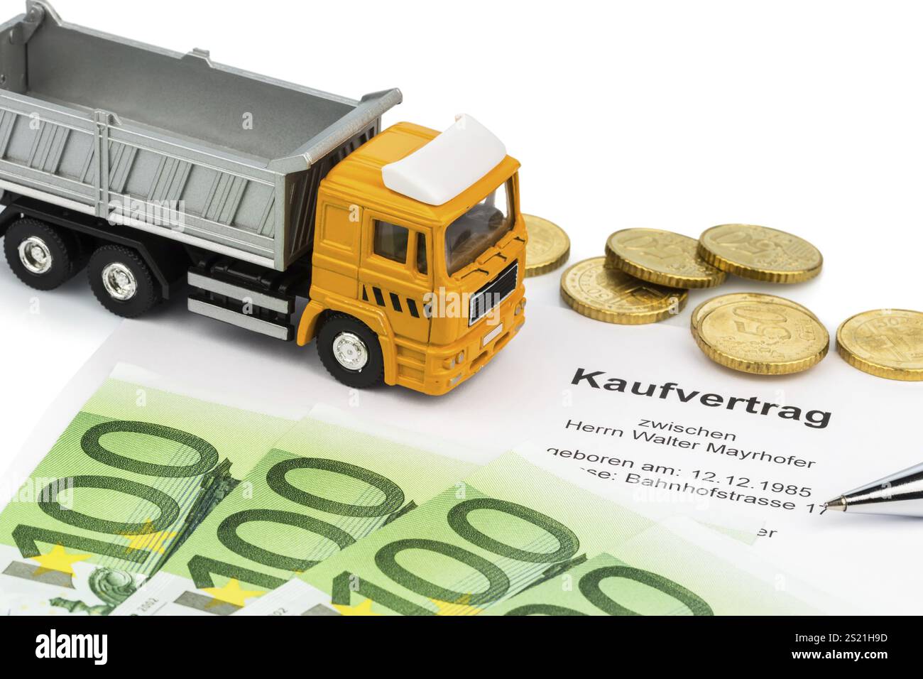 A purchase contract for new lorries. Investing in new vehicles brings ...