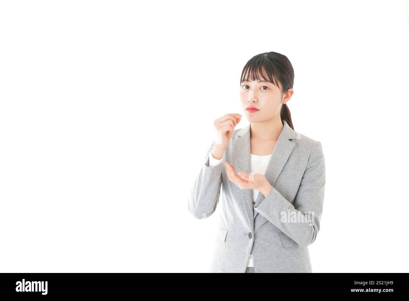 Young career woman suffering from ill health Stock Photo - Alamy