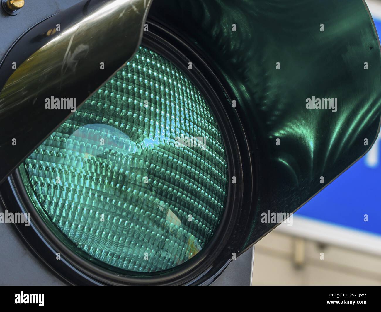 Your traffic lights turn green. Symbol photo for Start and free Austria ...