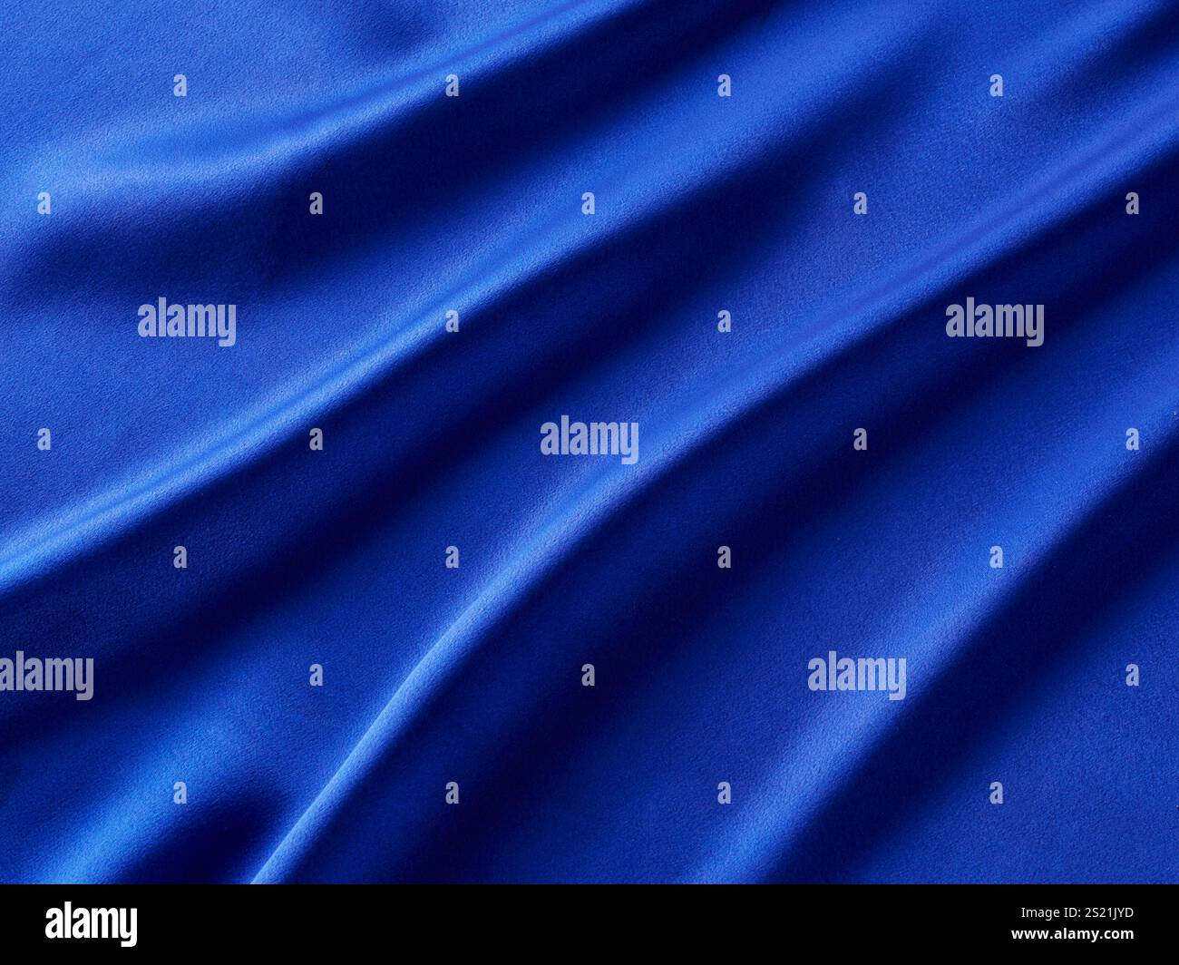Blue satin fabric cloth Stock Photo - Alamy