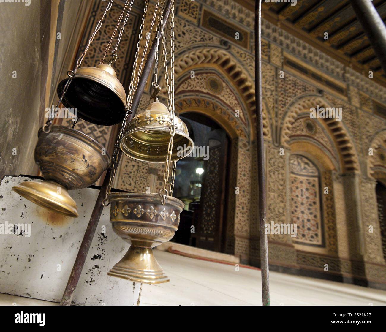 Egypt, Cairo, Coptic Quarter, Floating Church Austria, Africa Stock ...