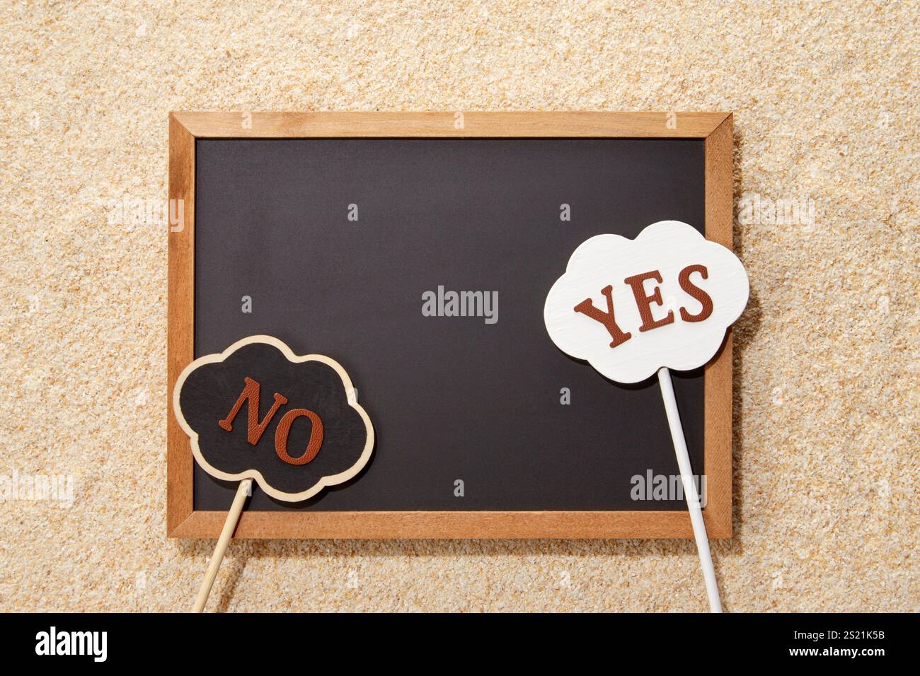 YES NO Image Stock Photo - Alamy