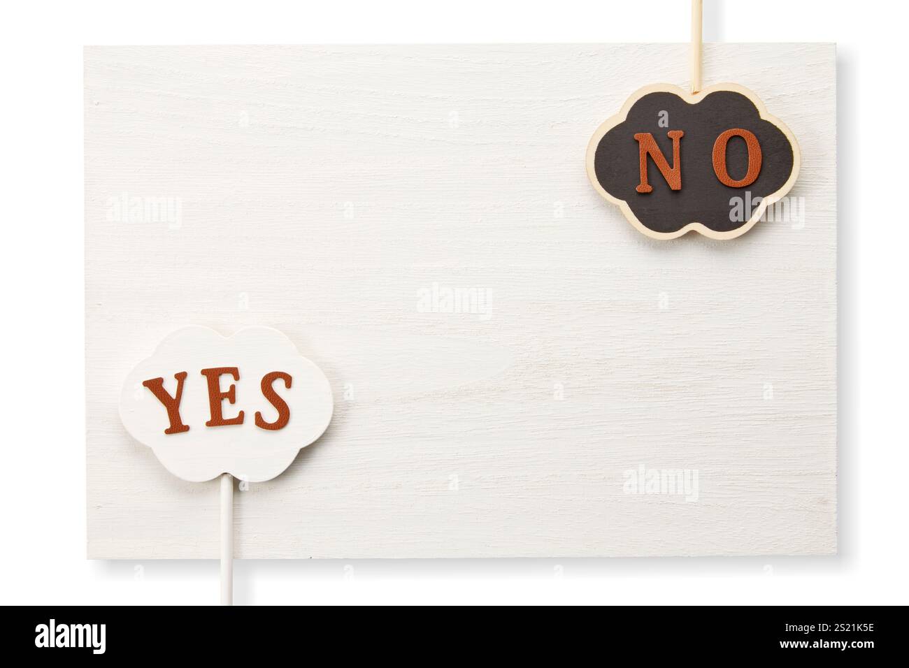 YES NO Image Stock Photo - Alamy