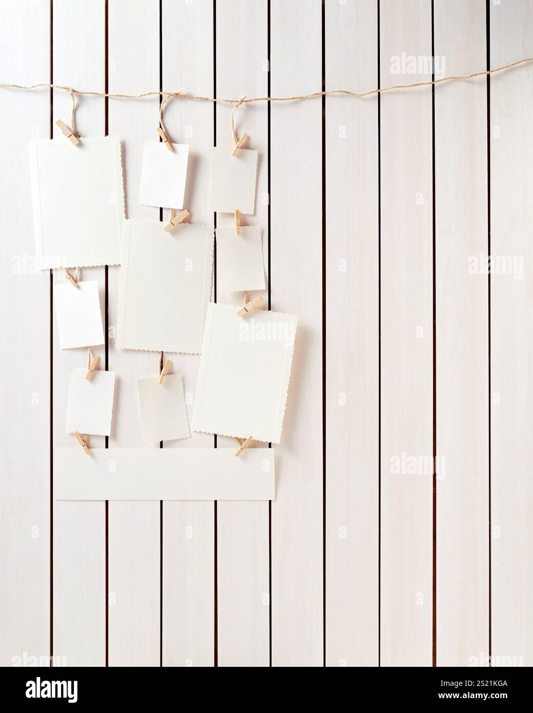 Hanging message card Stock Photo - Alamy