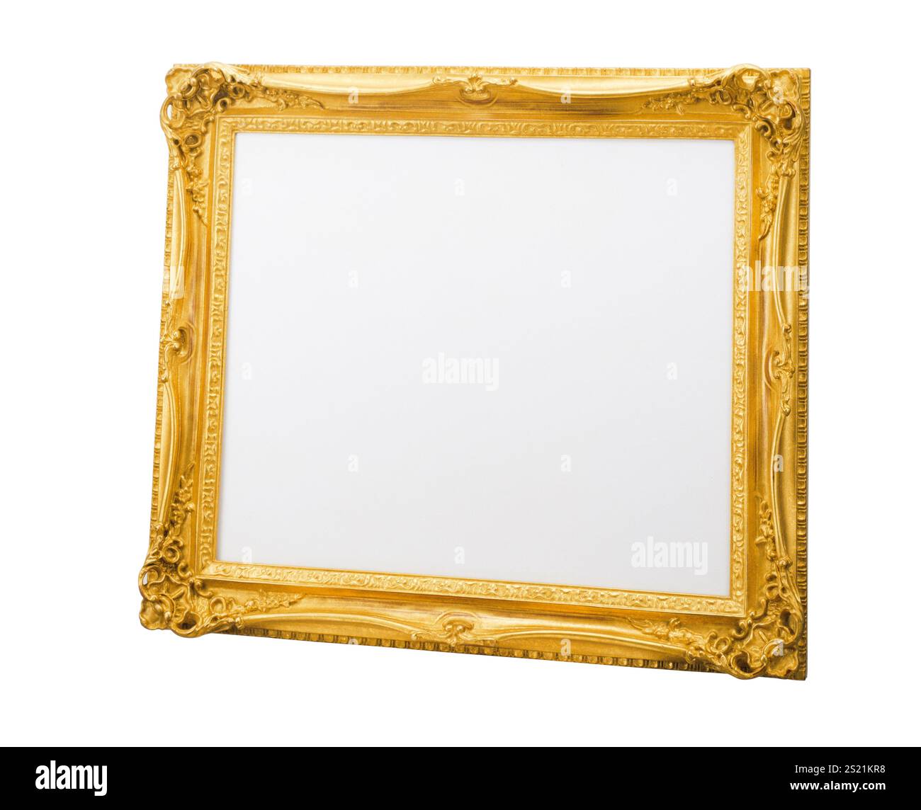 Gold picture frame message Cut Out Stock Images & Pictures - Alamy