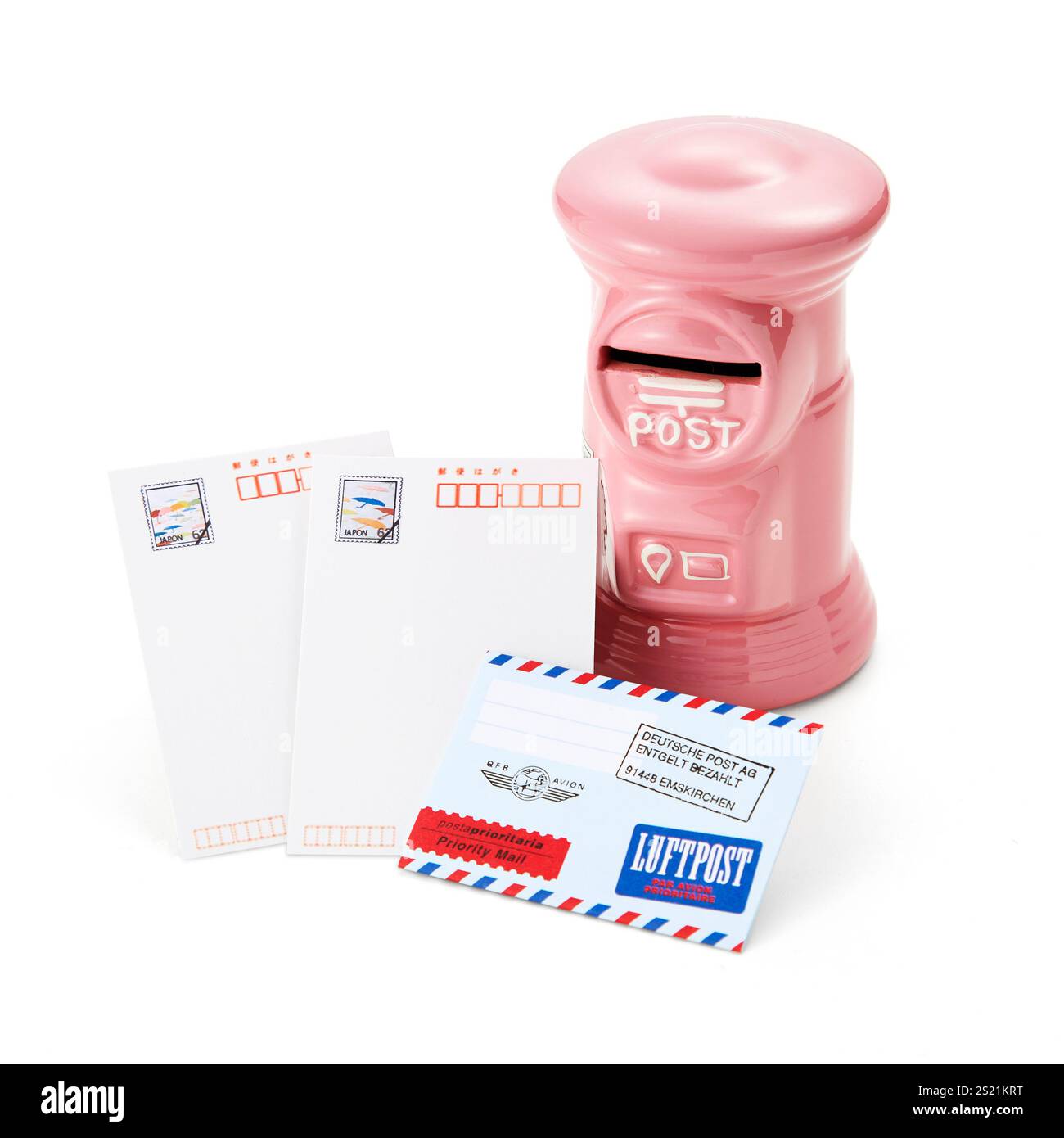 Antique postal box Cut Out Stock Images & Pictures - Alamy