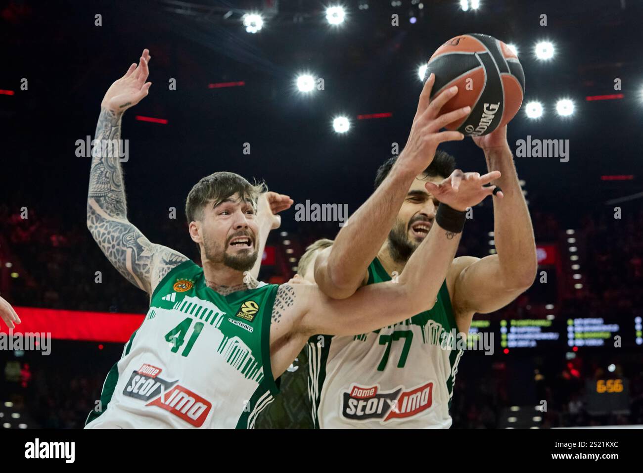 Fc bayern basketball vs panathinaikos aktor athens hi-res stock ...