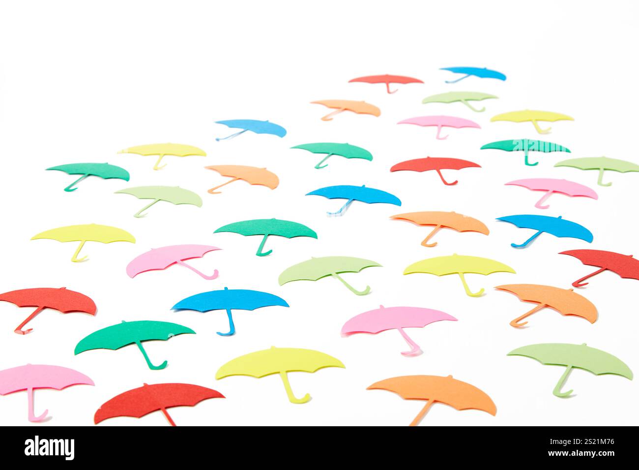 Rainy season Rain umbrella Paper craft Stock Photo - Alamy