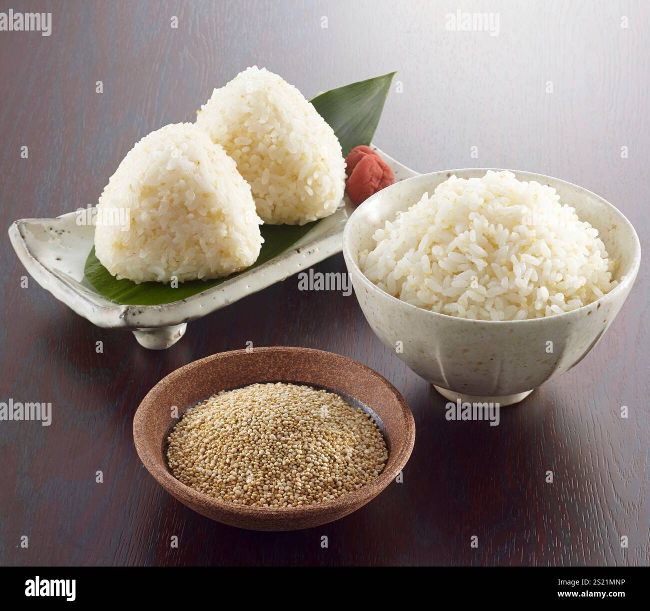 Quinoa Rice balls and rice Stock Photo - Alamy