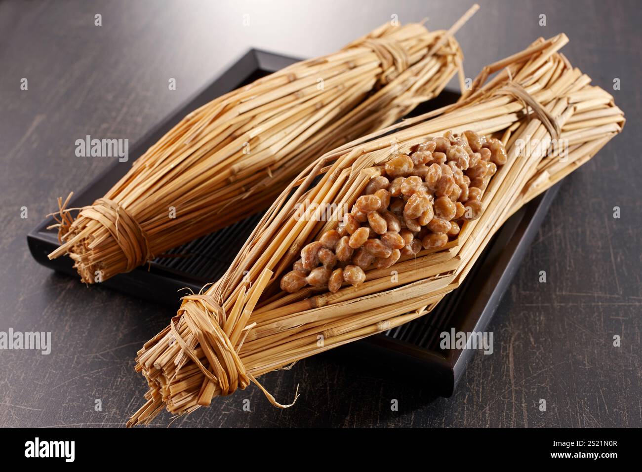Straw natto (from Mito Stock Photo - Alamy