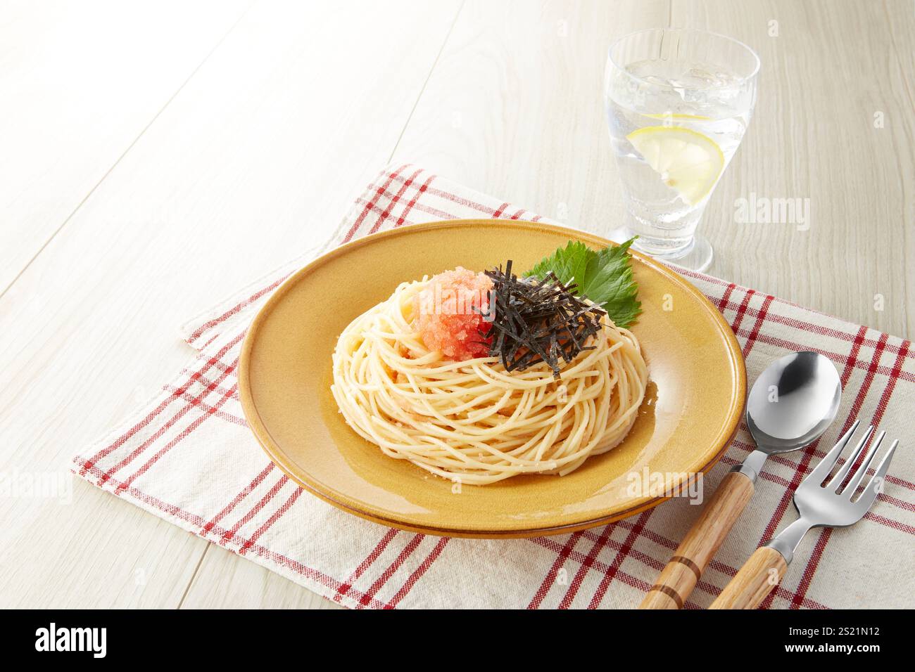 Fusion pasta italian japanese style hi-res stock photography and images ...