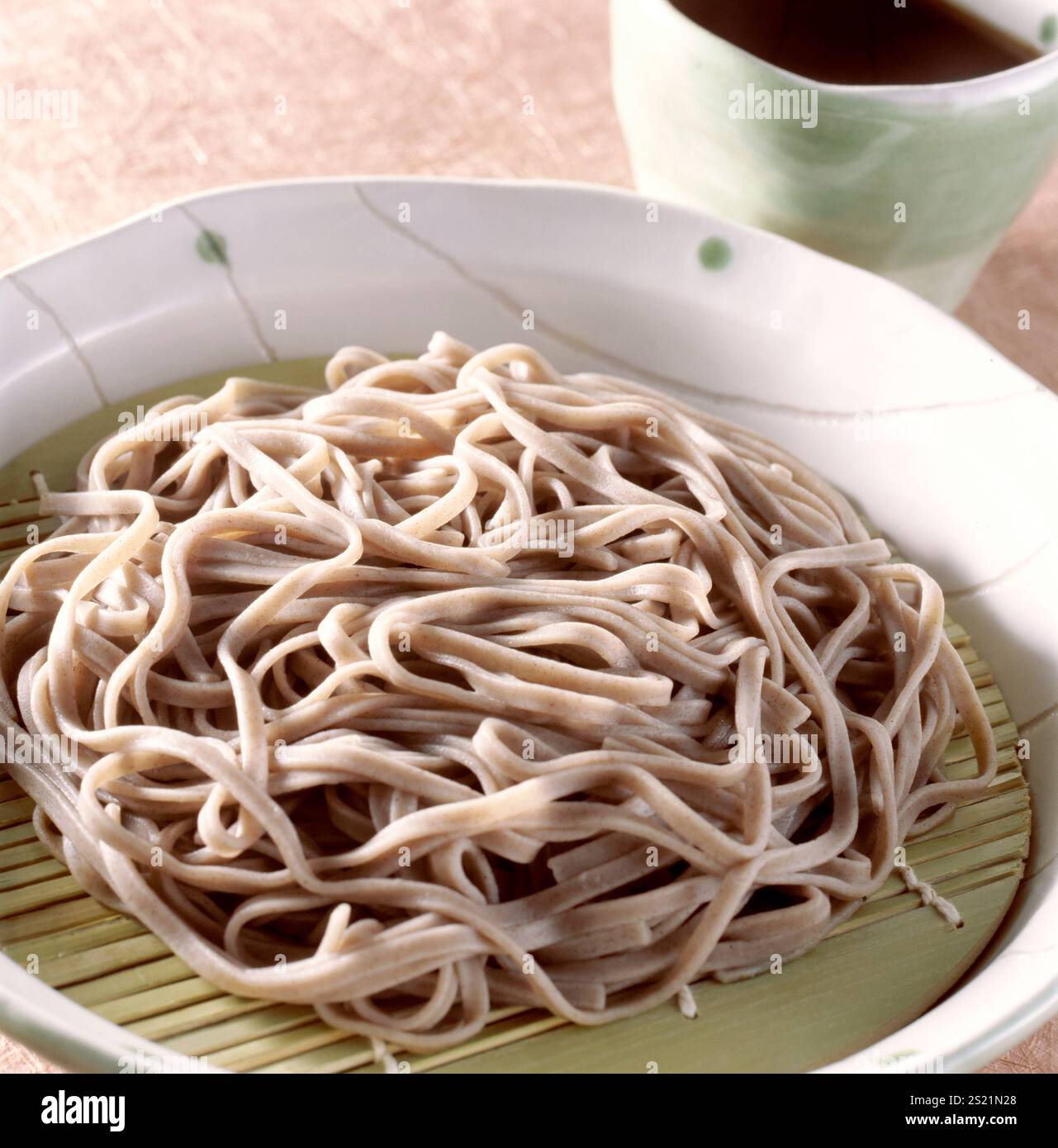 Soba (buckwheat noodles Stock Photo - Alamy