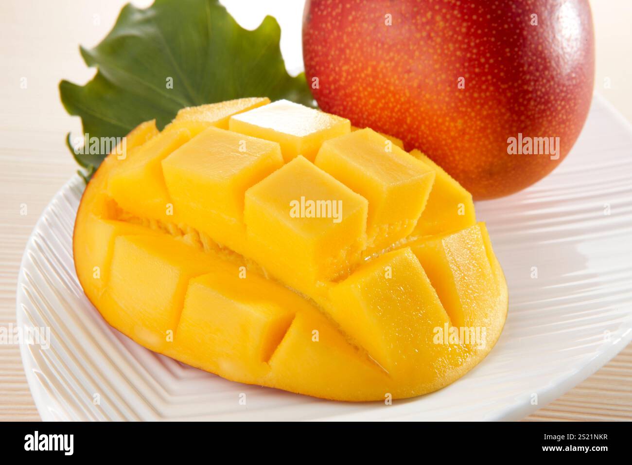 Cut tropical ripe mango hi-res stock photography and images - Alamy