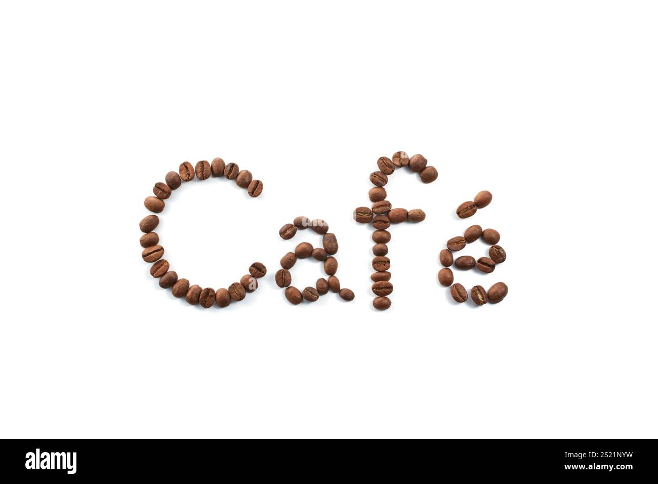 Cafe’ with coffee beans Stock Photo - Alamy