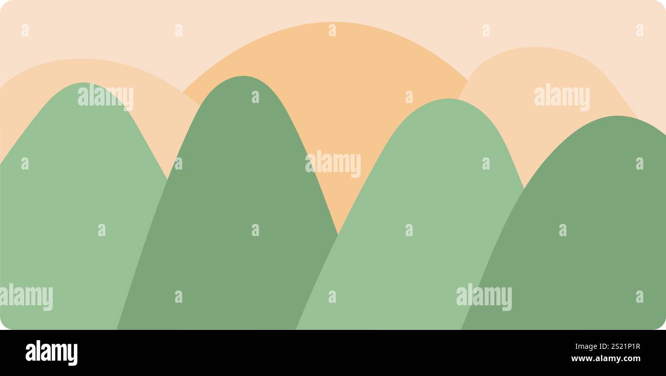 Abstract background flat green Stock Vector Images - Alamy