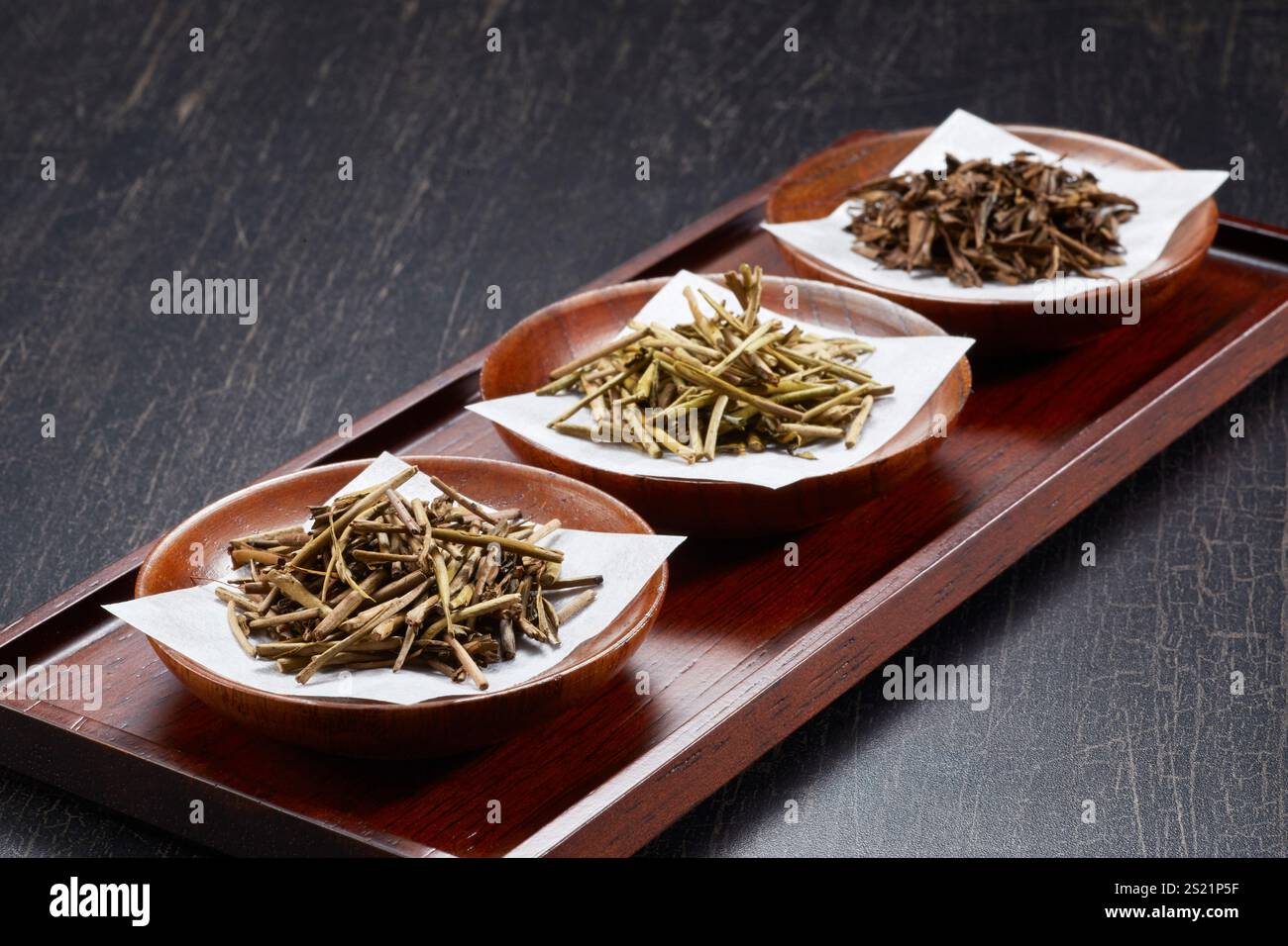 3 types of hojicha (stick tea, Kaga-bocha, normal Stock Photo - Alamy