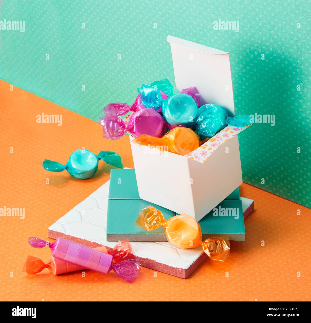 Colourful Ramune Candy Stock Photo - Alamy