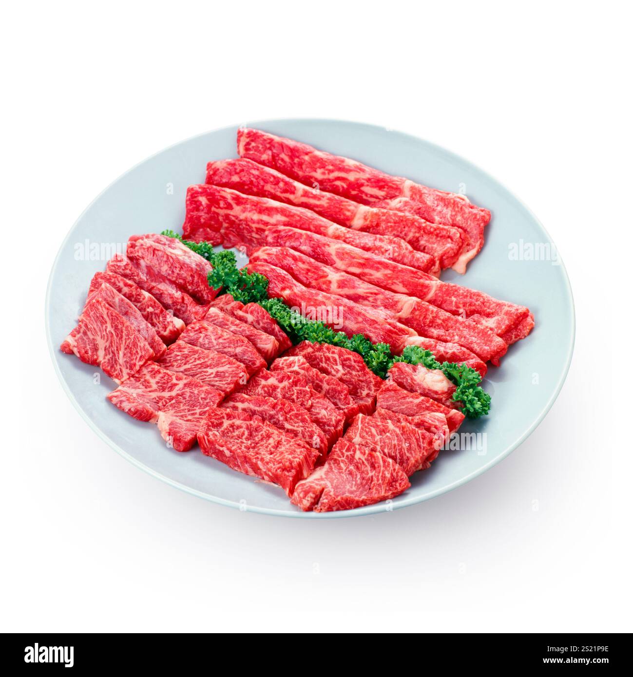 Beef yakiniku set Stock Photo - Alamy