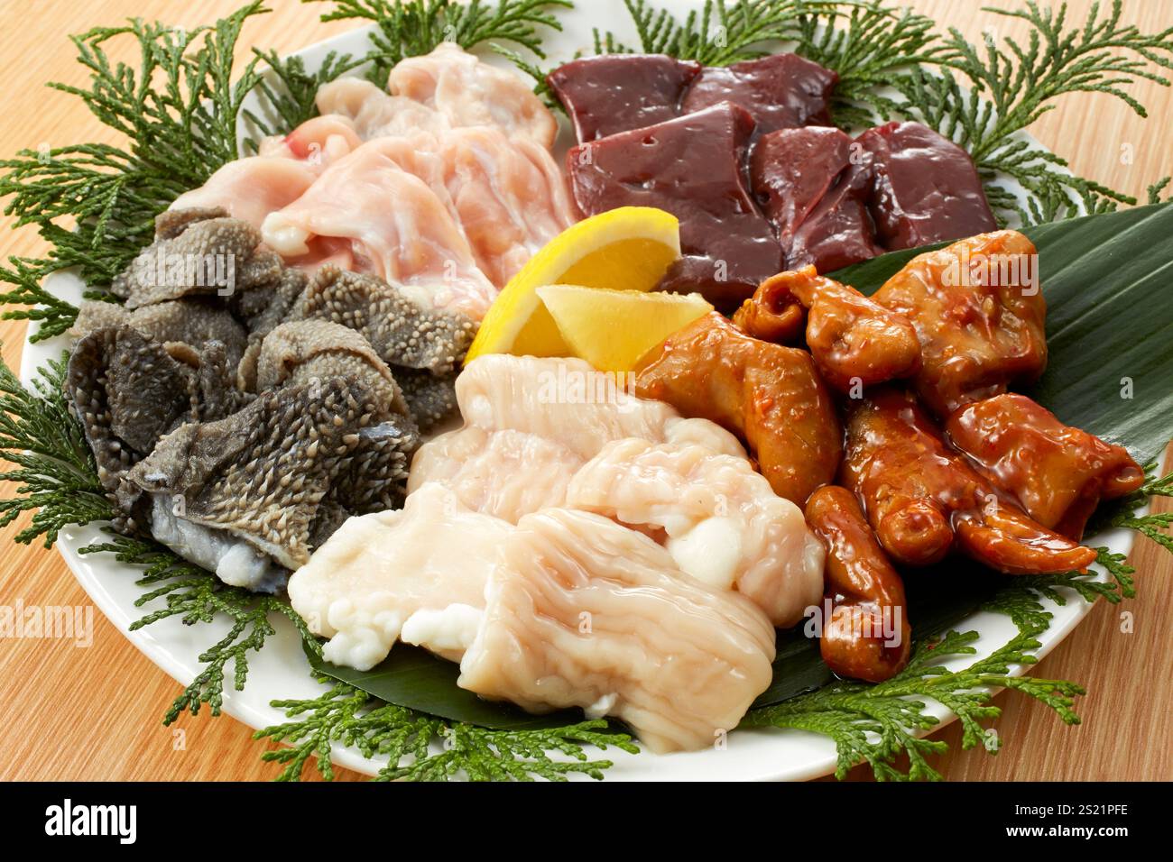 5 kinds of hormones (tecchan, senmai, shimacho, liver, chicken halami ...