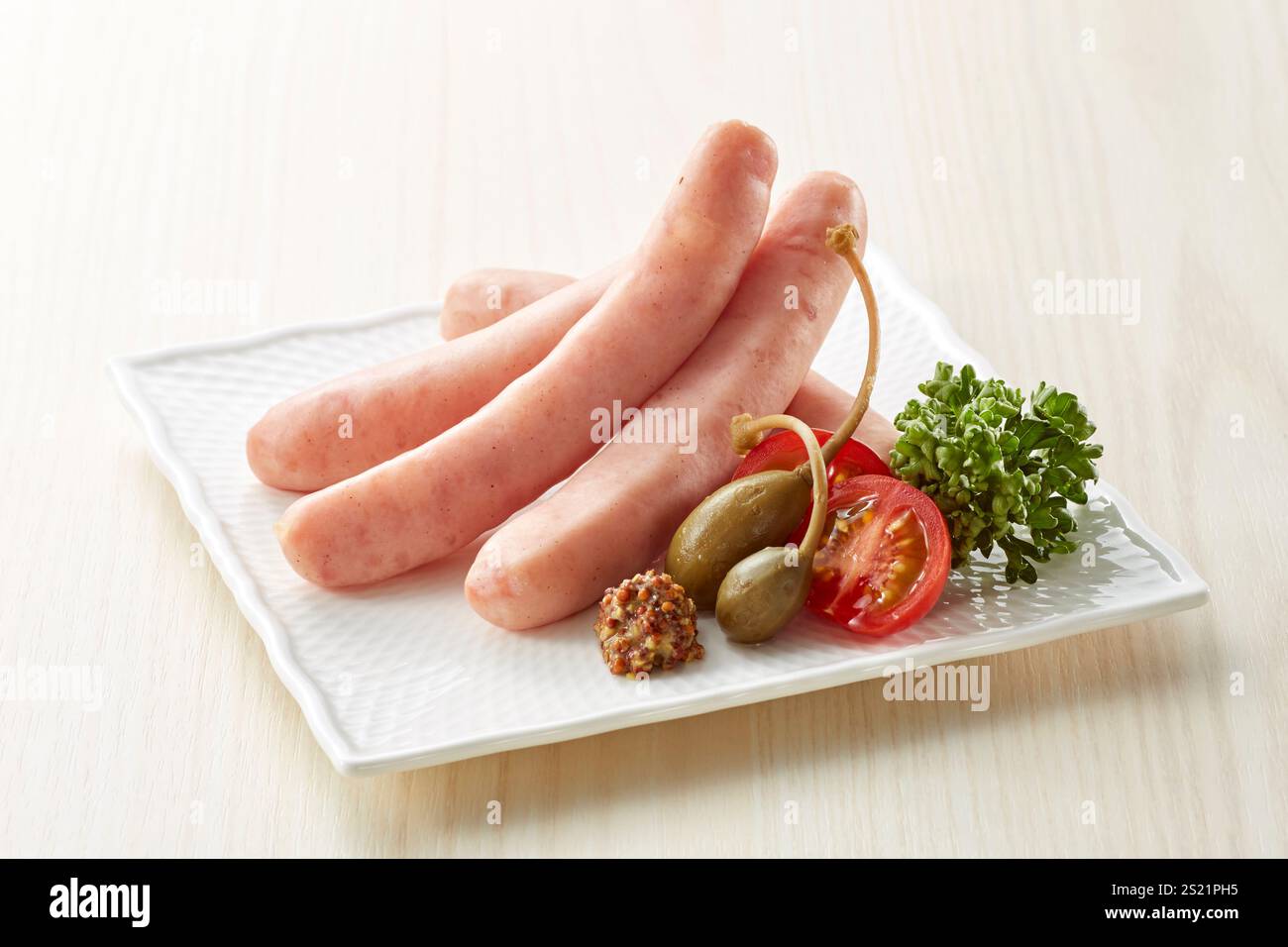 White wiener (wiener sausage Stock Photo - Alamy