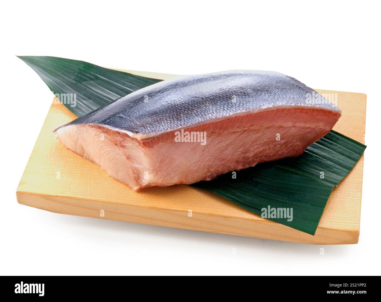 Yellowtail fillet block Stock Photo - Alamy
