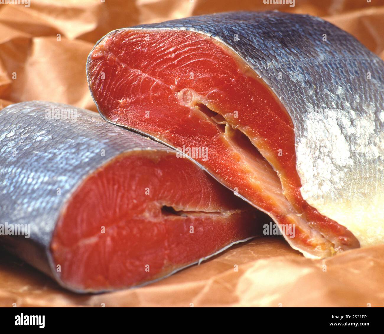 Salmon cross hi-res stock photography and images - Alamy
