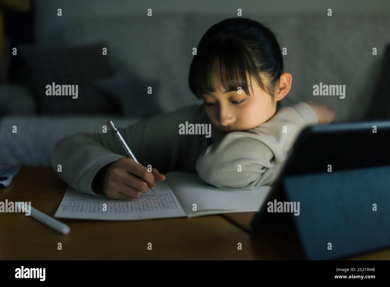 Late night study hi-res stock photography and images - Alamy