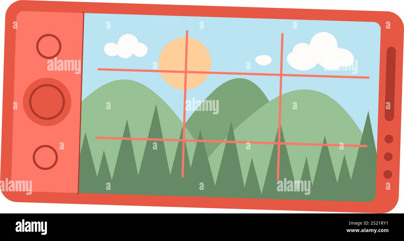 Woman selfie camera screen Cut Out Stock Images & Pictures - Alamy