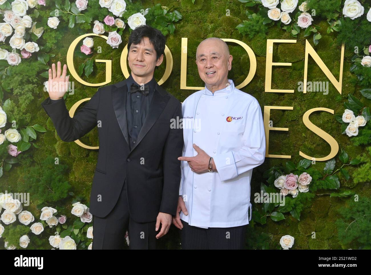 Los Angeles, United States. 05th Jan, 2025. (L-R) Hidetoshi Nishijima ...