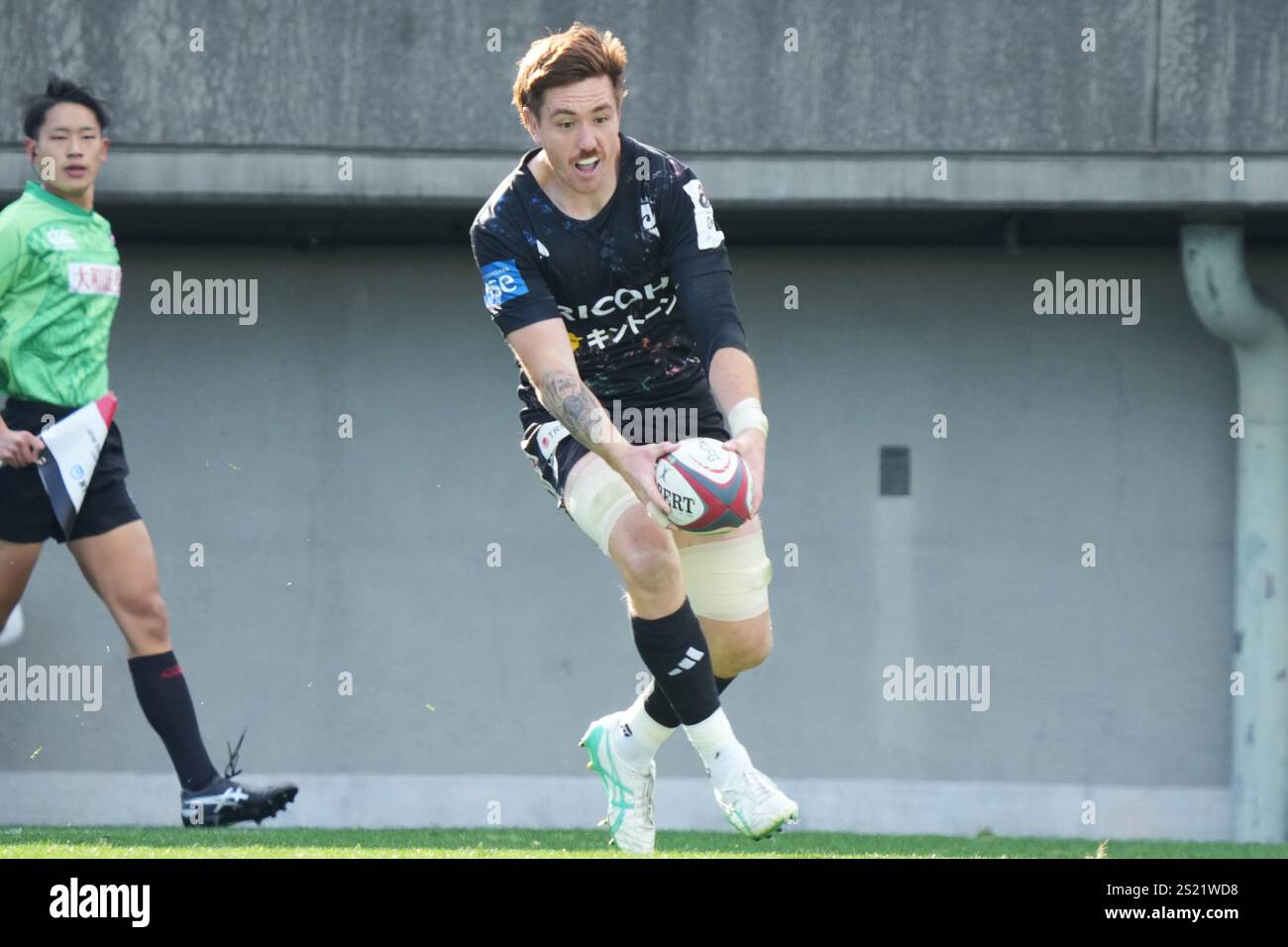 BlackRams' Brodi McCurran scores their team second try during the 2024 ...