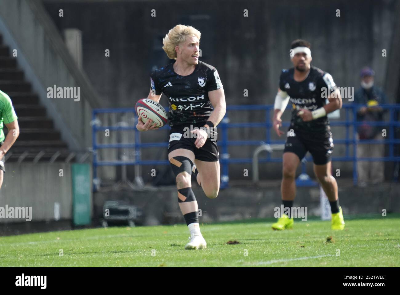 BlackRams' Isaac Lucas during the 2024-25 Japan Rugby League One match ...