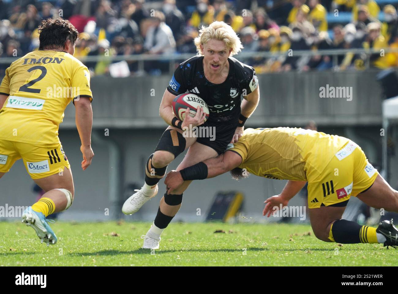 BlackRams' Isaac Lucas during the 2024-25 Japan Rugby League One match ...
