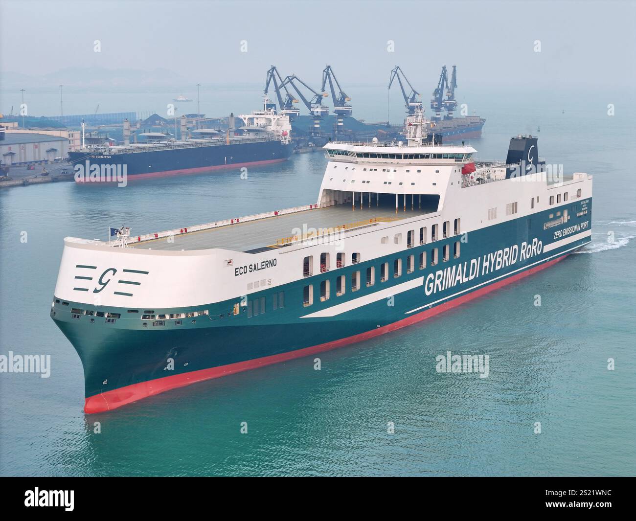 YANTAI, CHINA - JANUARY 5, 2025 - The world's largest cargoes ro-ro ...