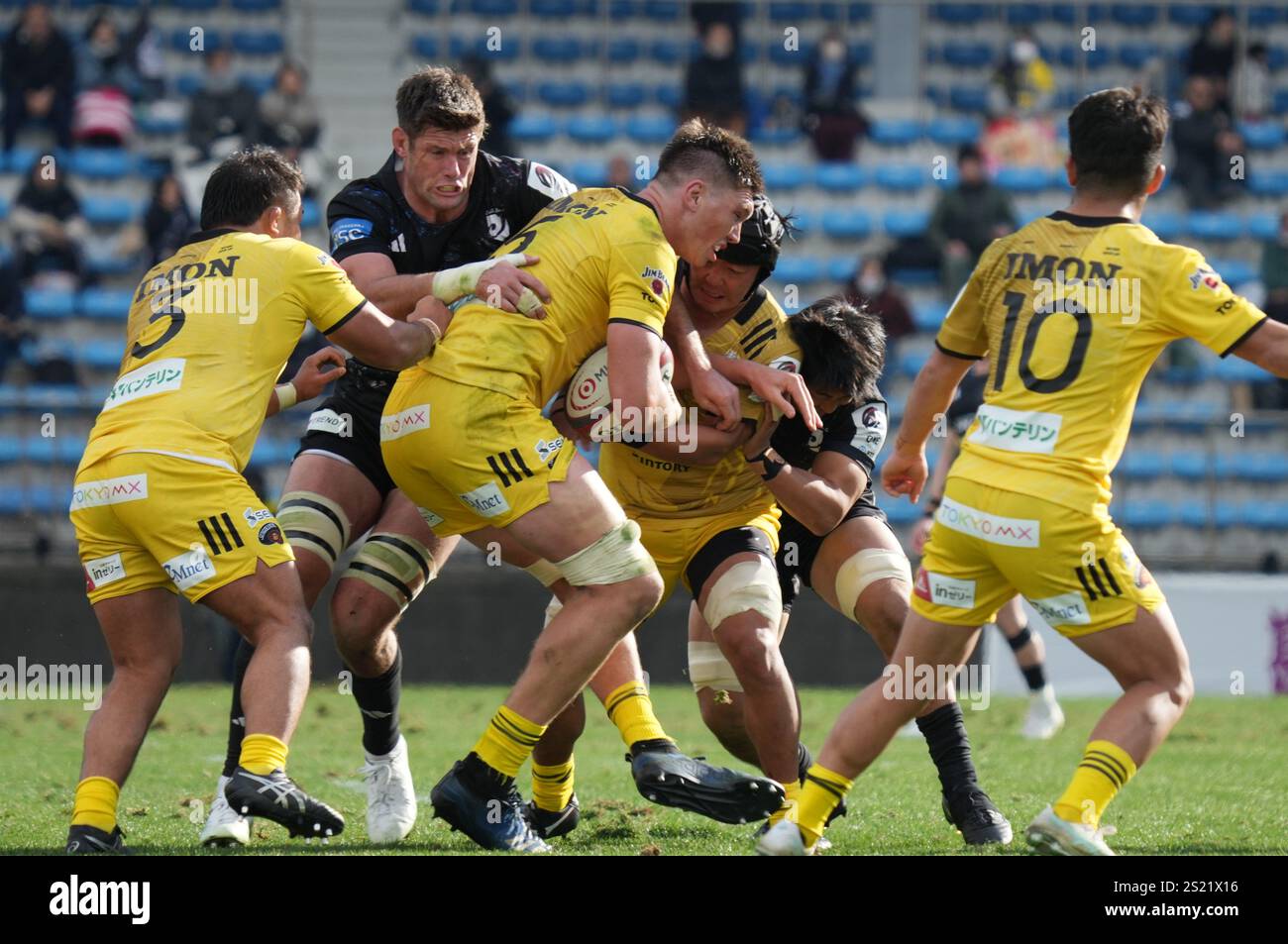 Sungoliath Harry Hockings during the 2024-25 Japan Rugby League One ...