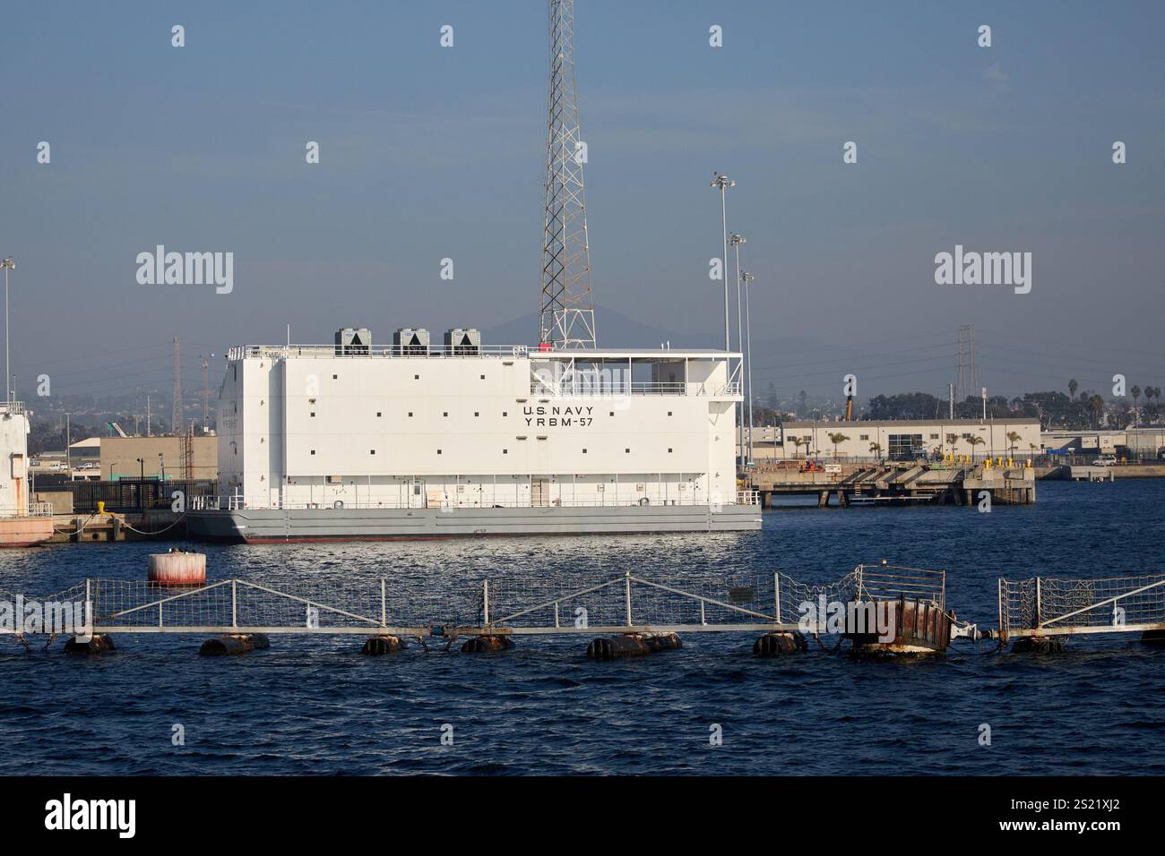 San Diego, California, USA. 21st Dec, 2024. The U.S. Navy YRBM-57, a ...