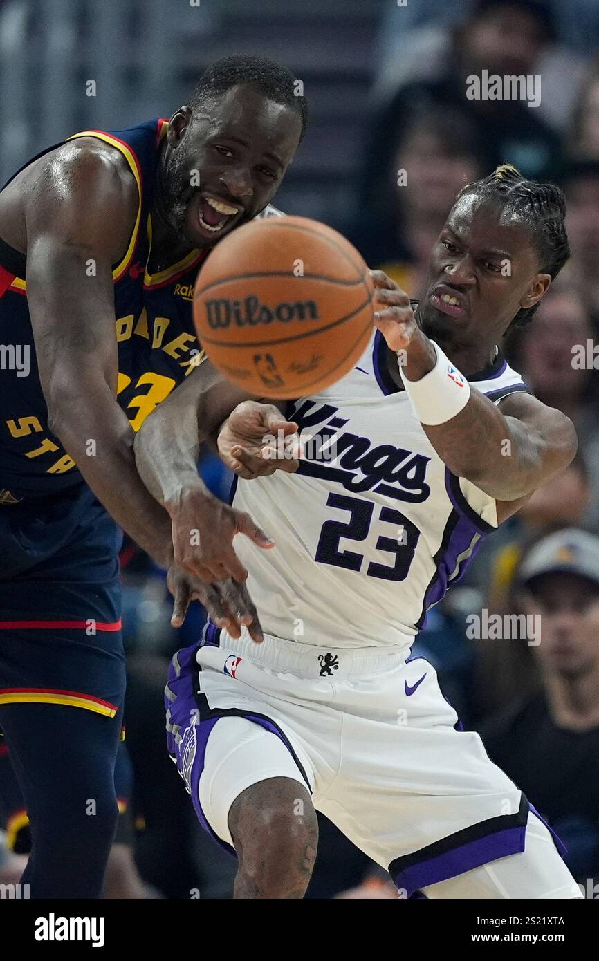 Golden State Warriors forward Draymond Green, left, and Sacramento ...