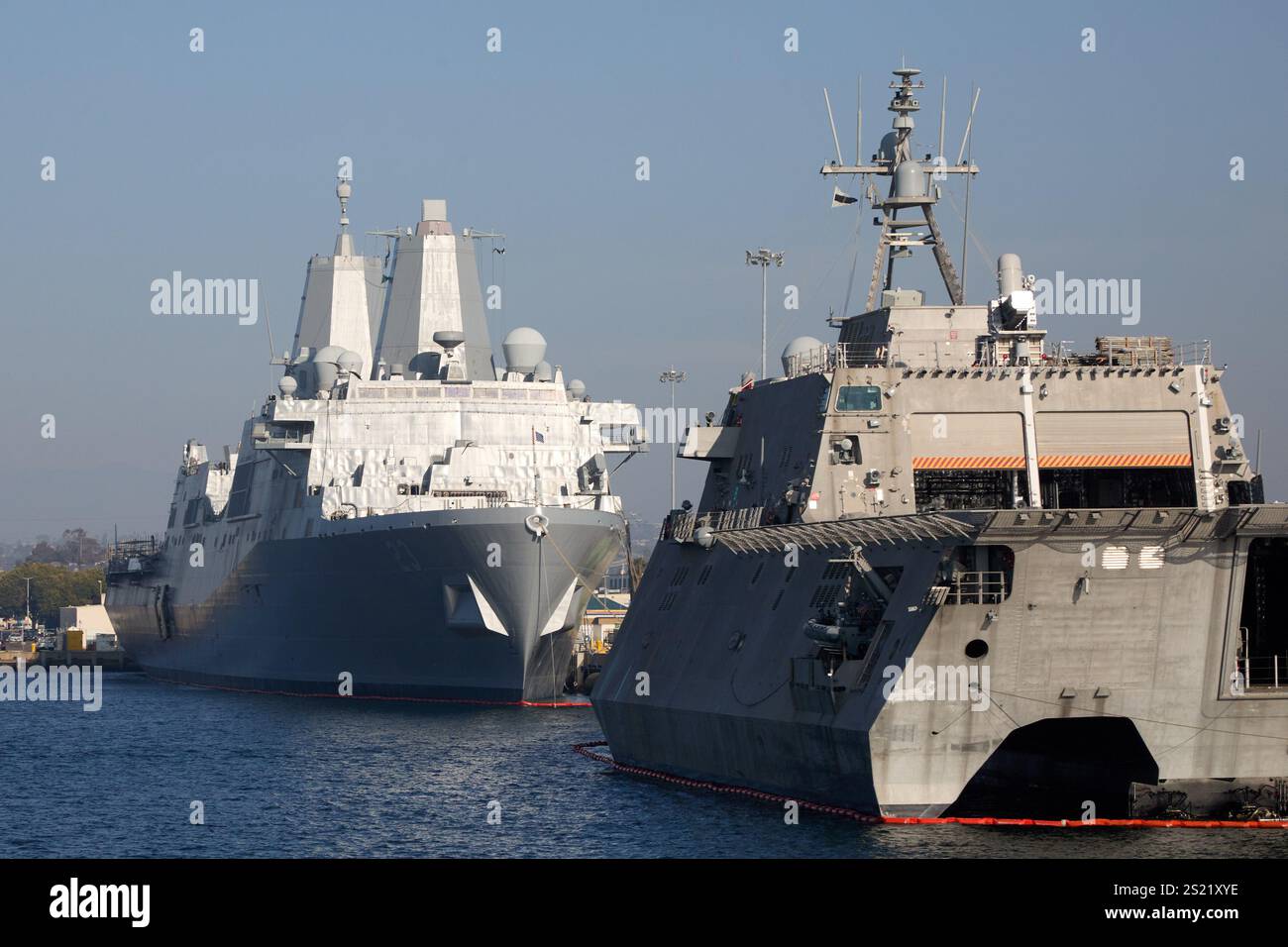 San Diego, California, USA. 21st Dec, 2024. The USS San Diego (LPD-22 ...