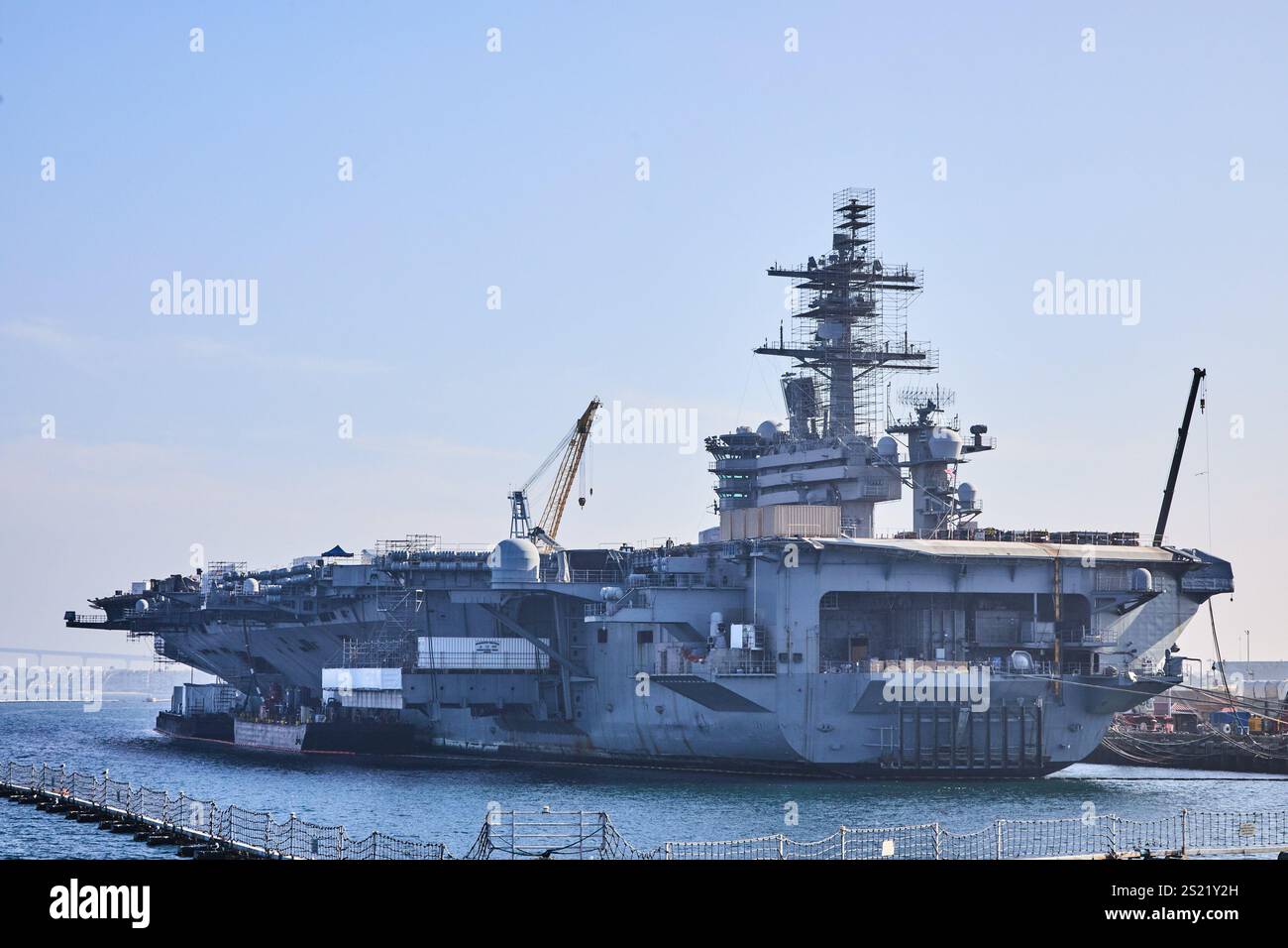San Diego, California, USA. 21st Dec, 2024. The USS Theodore Roosevelt ...