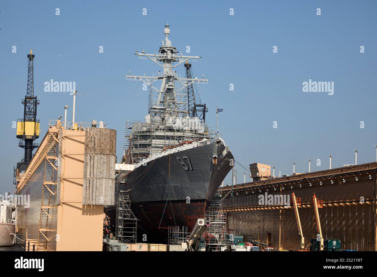 San Diego, California, USA. 21st Dec, 2024. The USS Halsey (DDG-97), an ...