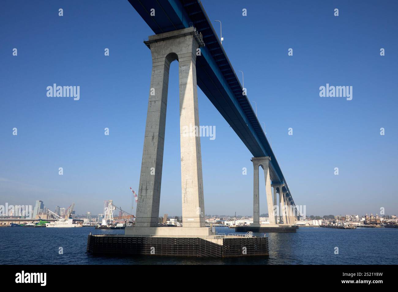San Diego, California, USA. 21st Dec, 2024. The Coronado Bridge, an ...