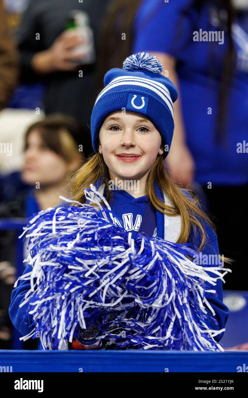 Indianapolis, Indiana, USA. 05th Jan, 2025. A young Indianapolis Colts ...