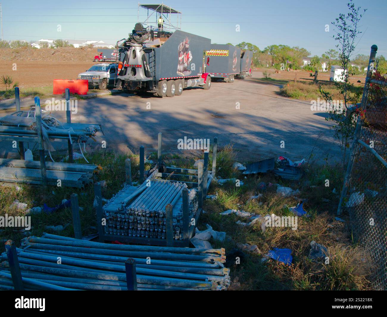 Editorial Use Only January 4, 2025. St. Petersburg, FL, USA. Temporary ...