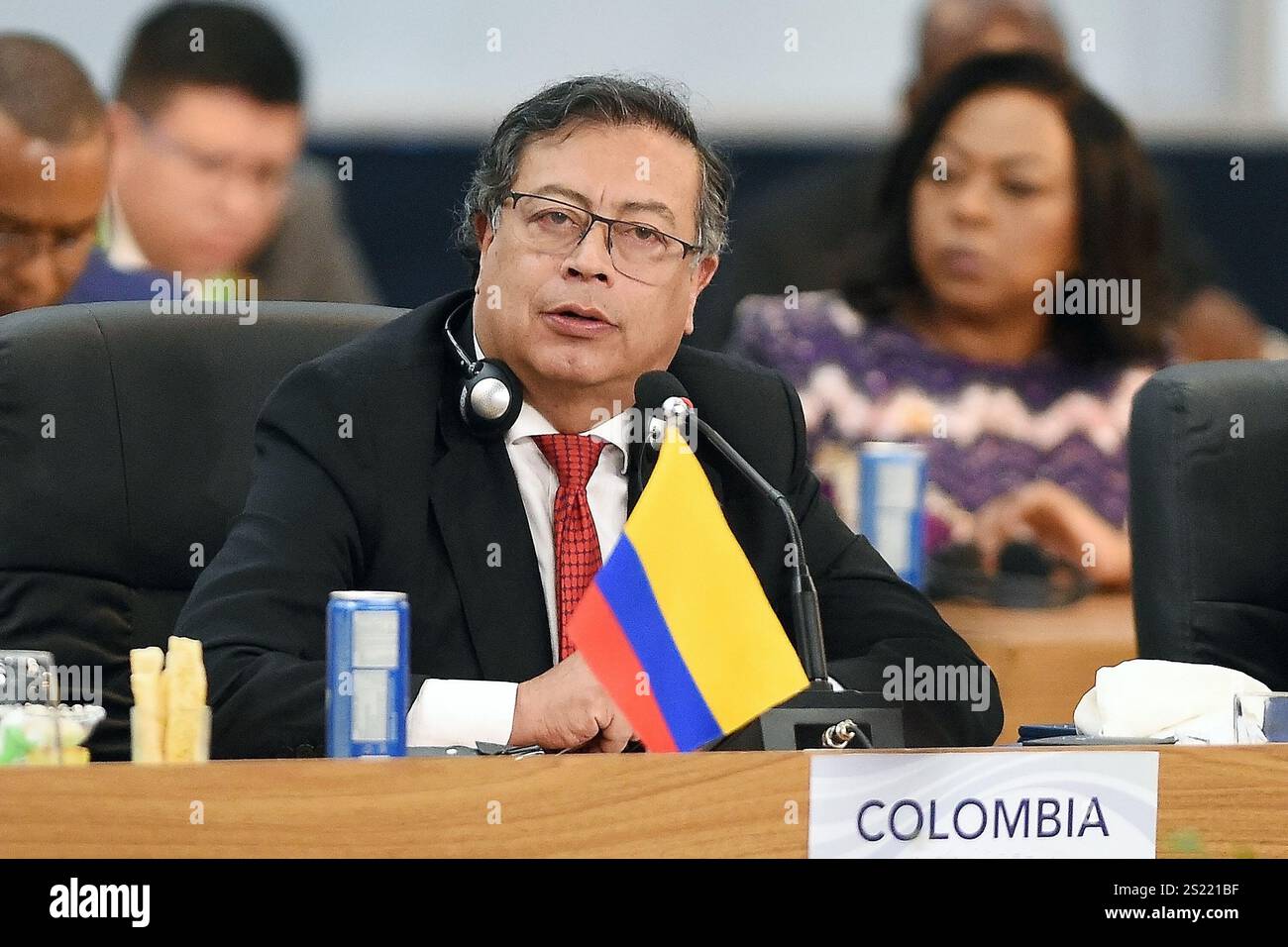Rio de Janeiro, Brazil, November 19, 2024, Gustavo Petro, President of ...