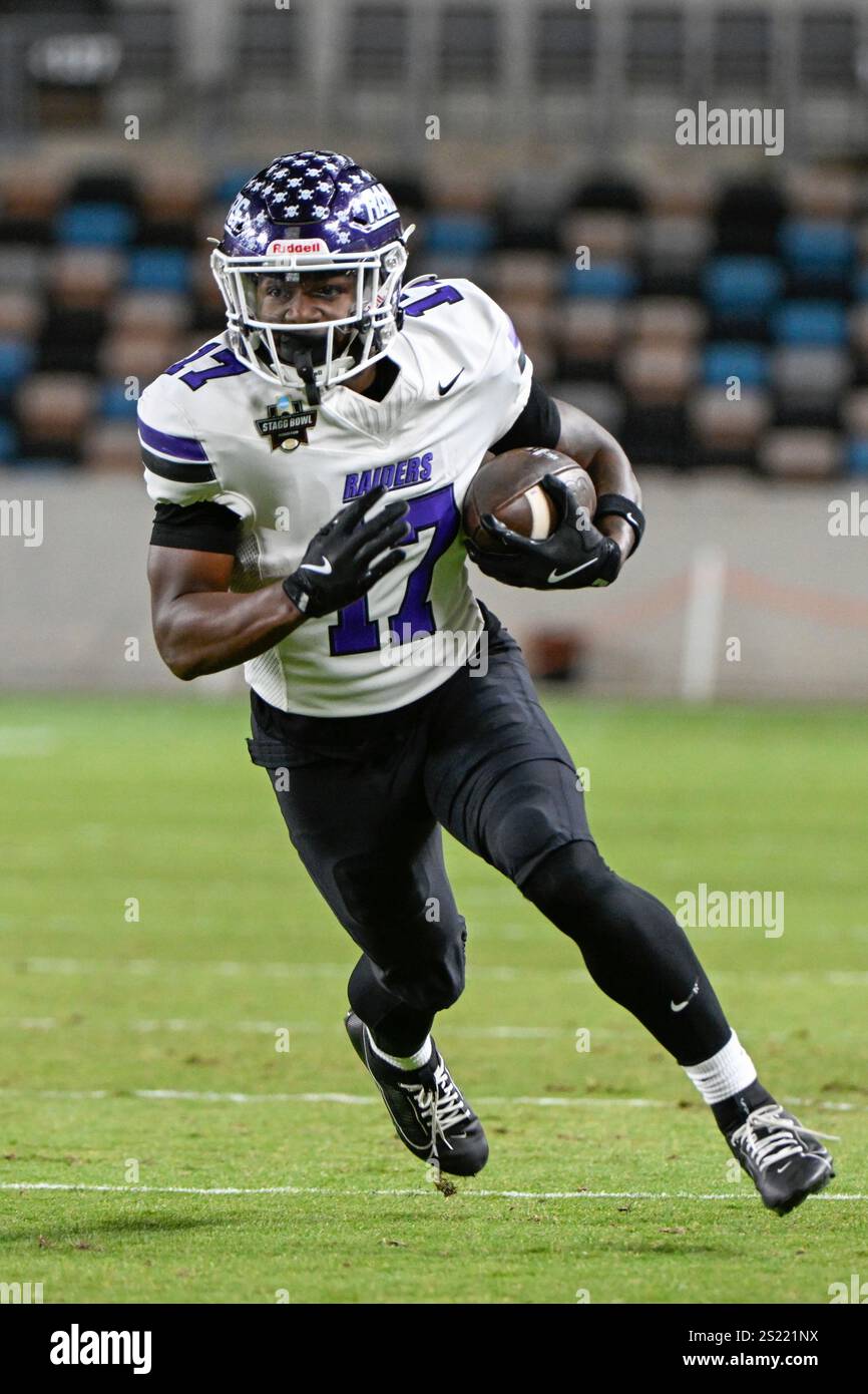 HOUSTON, TX - JANUARY 05: Mount Union wide receiver Jerry Cooper Jr ...