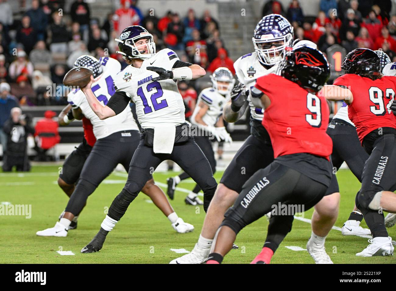 HOUSTON, TX - JANUARY 05: Mount Union quarterback TJ Deshields (12 ...