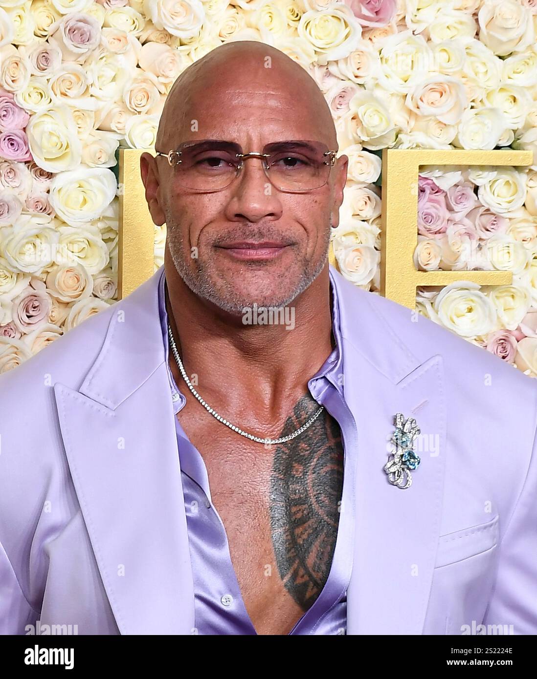Beverly Hills, USA. 05th Jan, 2025. Dwayne Johnson attends the 82nd ...